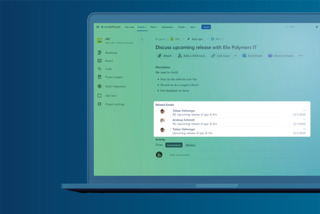 Work With Your Emails In Jira Yasoon